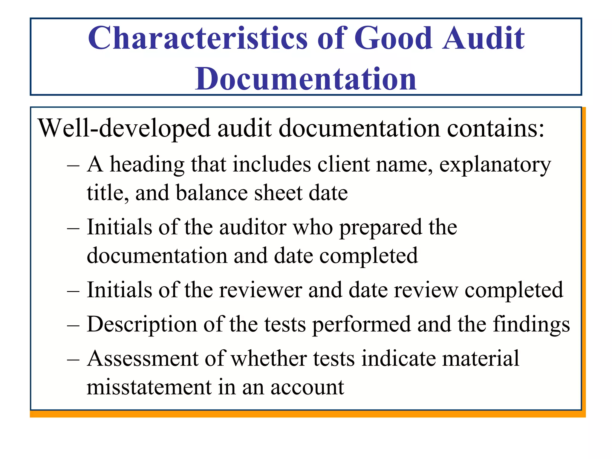 Audit evidence a framework (ppt ch7[1].pdf) | PDF