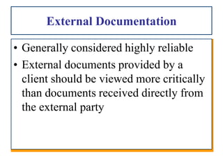 Audit evidence a framework (ppt ch7[1].pdf) | PDF