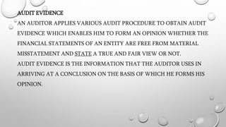 AUDIT EVIDENCE-PPT.pptx