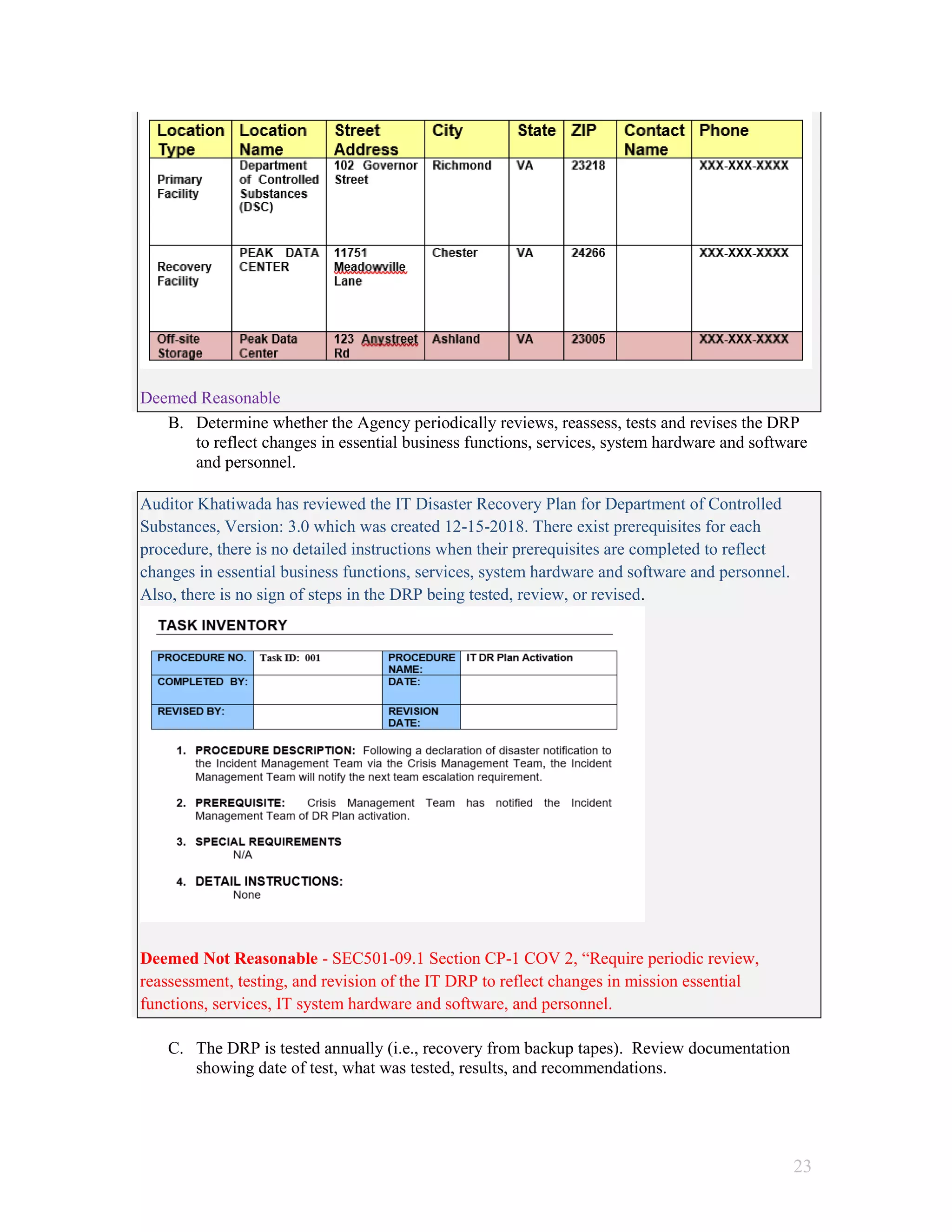 Audit fieldwork | PDF