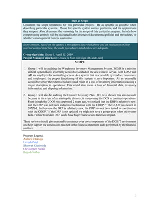 Audit fieldwork | PDF