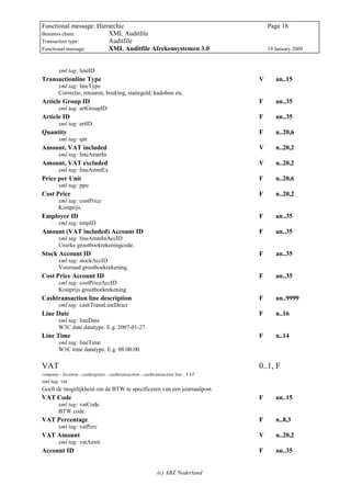 Auditfile afrekensystemenversie3.0 funhie | PDF