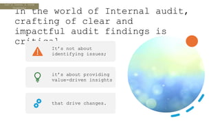 Audit Findings - How to Write and Add value.pptx
