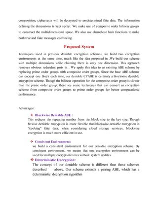 Audit free cloud storage via deniable attribute based encryption | DOCX