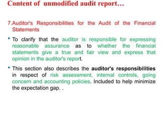 Audit I - Chapter 6, Audit Report T.pptx