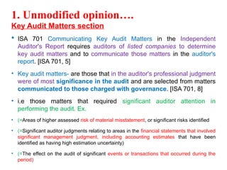 Audit I - Chapter 6, Audit Report T.pptx
