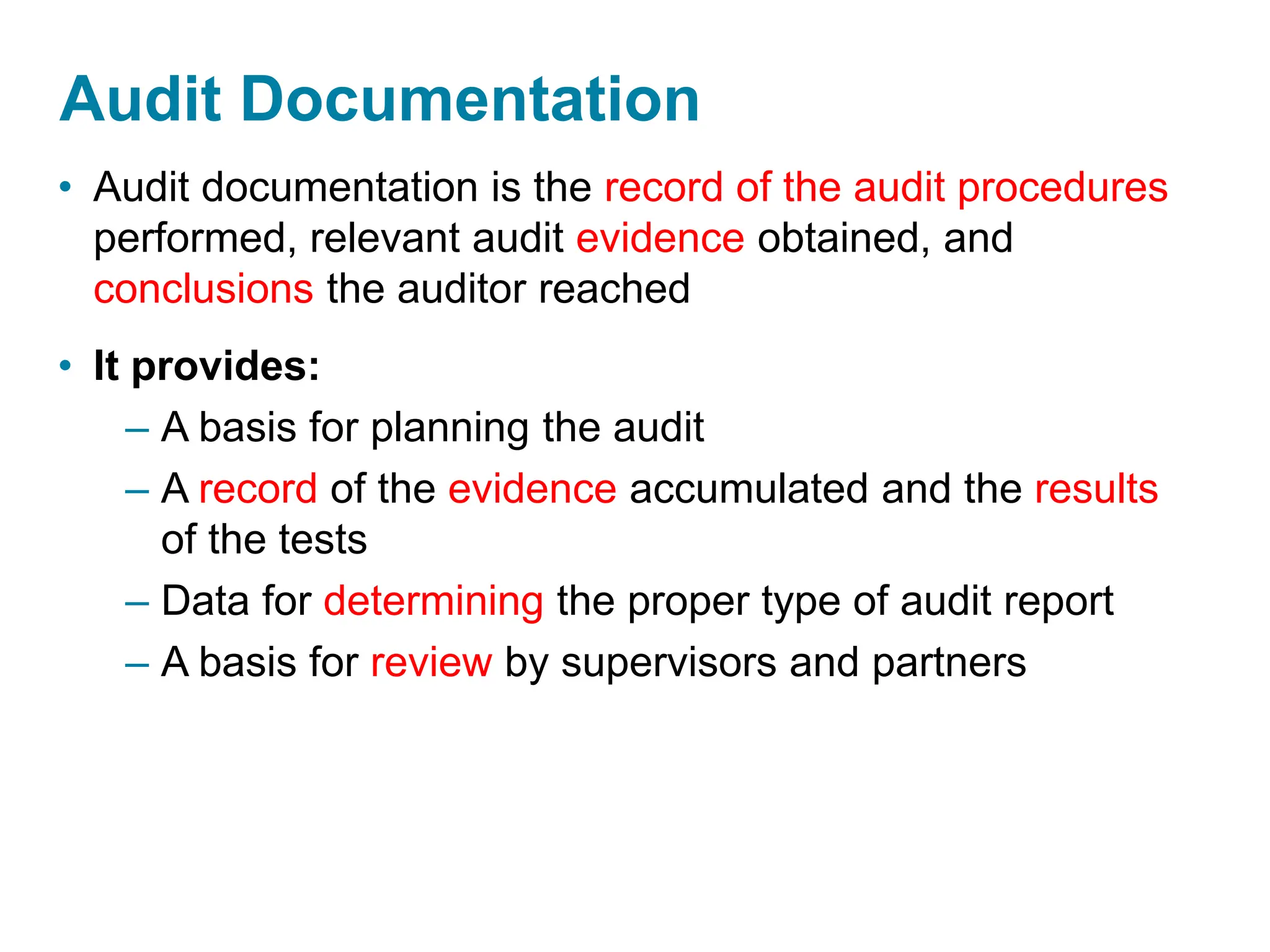 Audit I Ch 4.2 Audit Evidence and Documentation.pptx