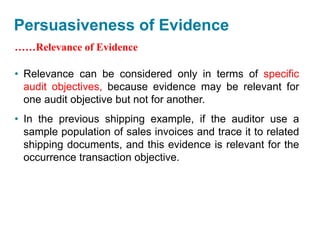Audit I Ch 4.2 Audit Evidence and Documentation.pptx