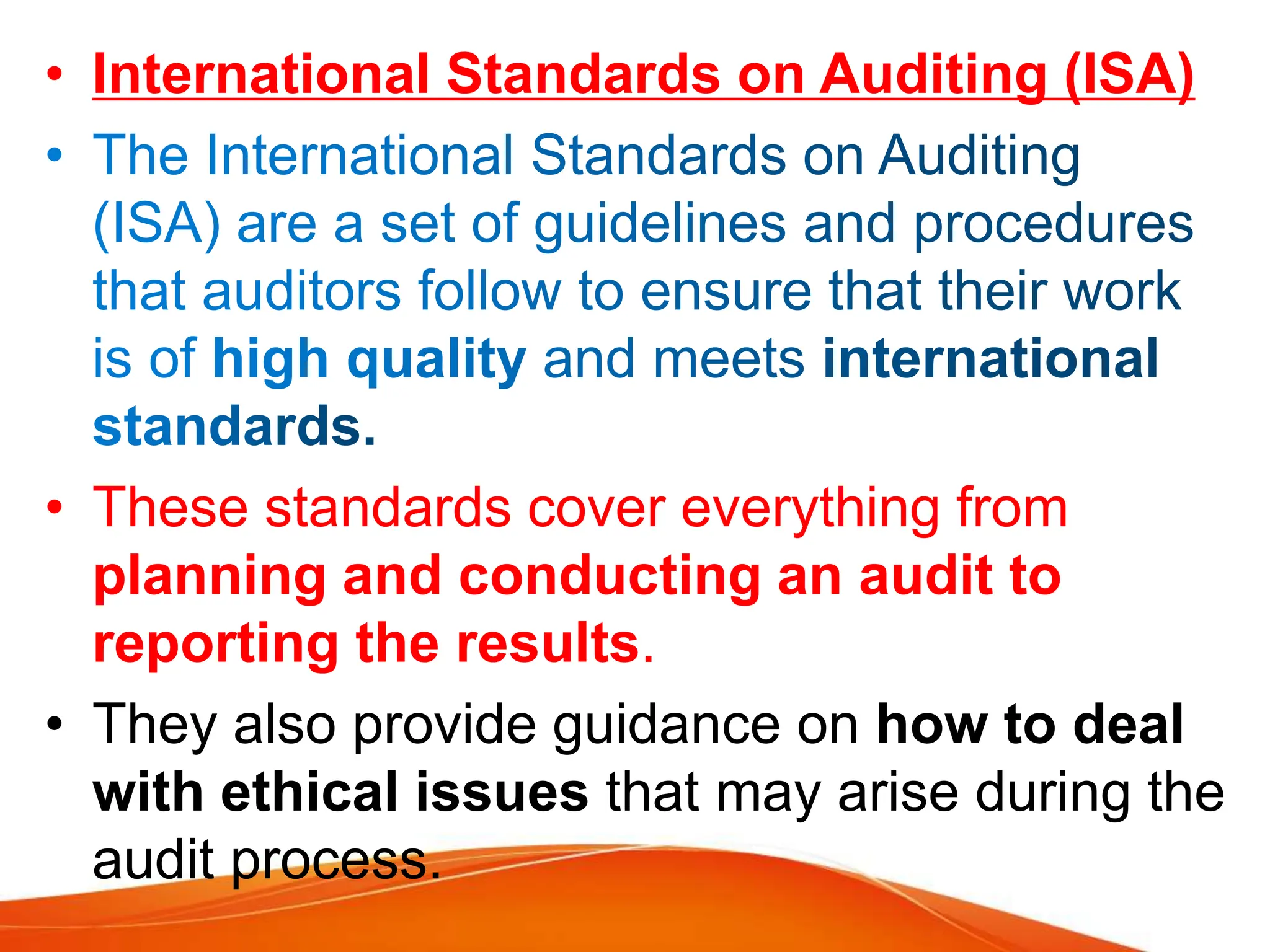 Auditing principles and practices, chapter 2 | PPTX