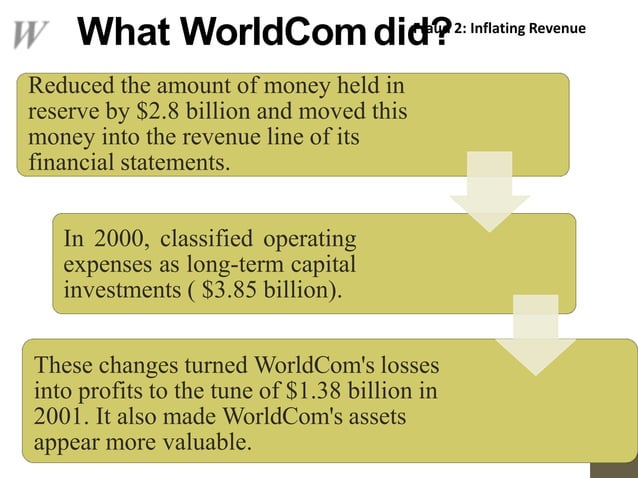 WorldCom Scandal | PPTX