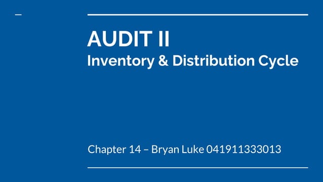 AUDIT II CHAPTER 14 Inventory.pptx