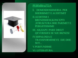 Auditimi i Brendshem(Punim Diplome) | PPT