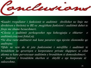 Auditimi i Brendshem(Punim Diplome) | PPT