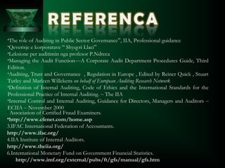 Auditimi i Brendshem(Punim Diplome) | PPT