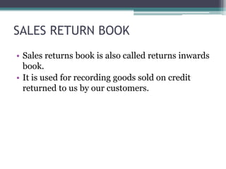 Vouching of subsidiary books | PPTX