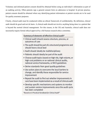 Audit in anaesthesia | PDF