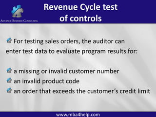 Auditing 304 part4 | PPT