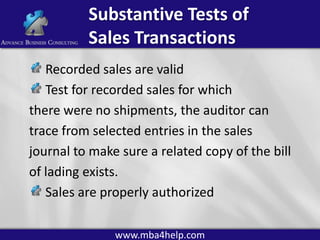 Auditing 304 part4 | PPT