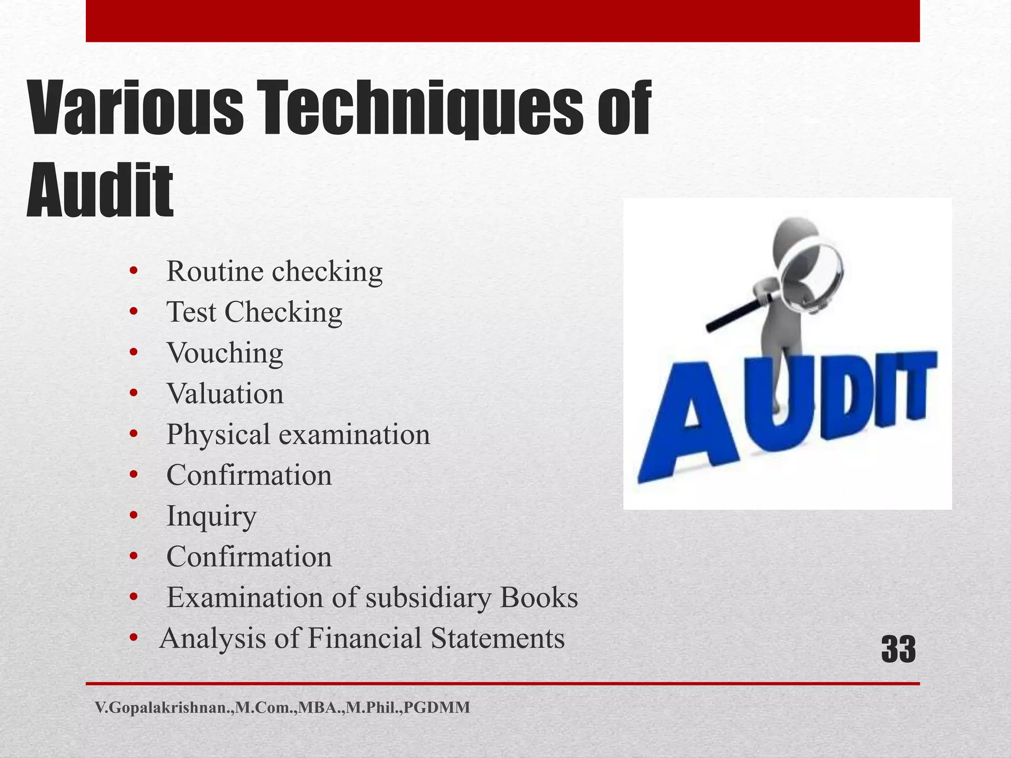Auditing | PPTX