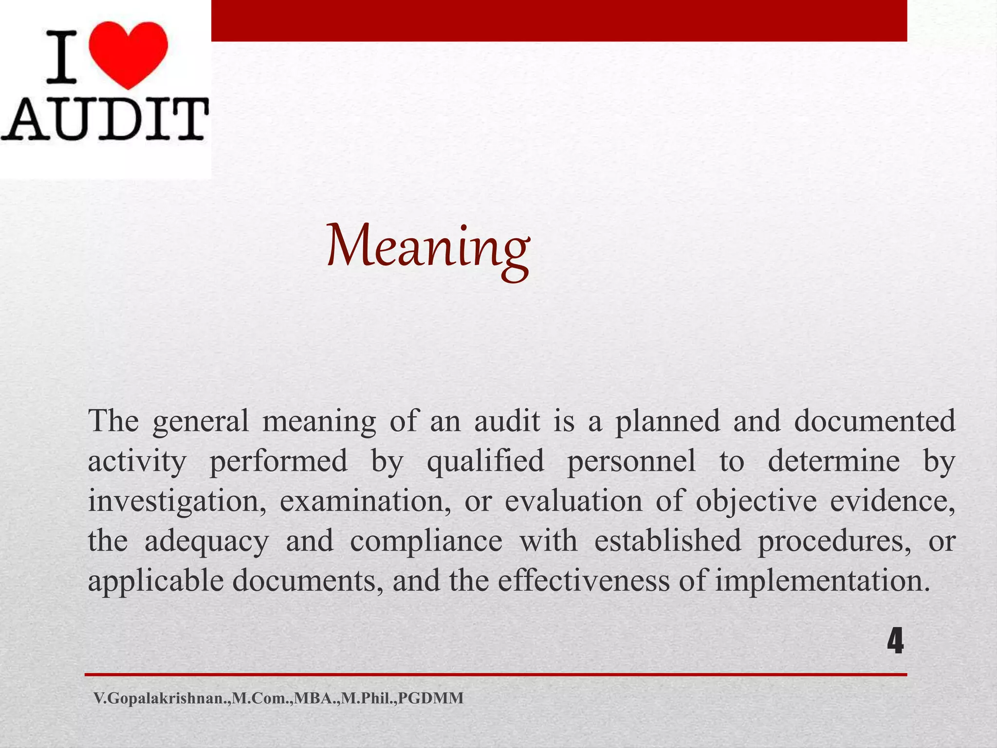 Auditing | PPTX