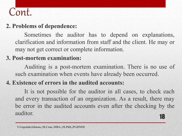Auditing | PPTX