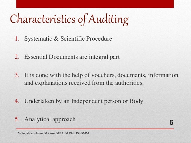 Auditing