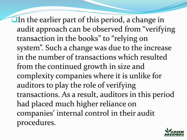 History of Auditing | PPTX
