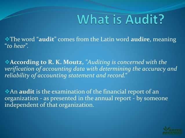 History of Auditing | PPTX