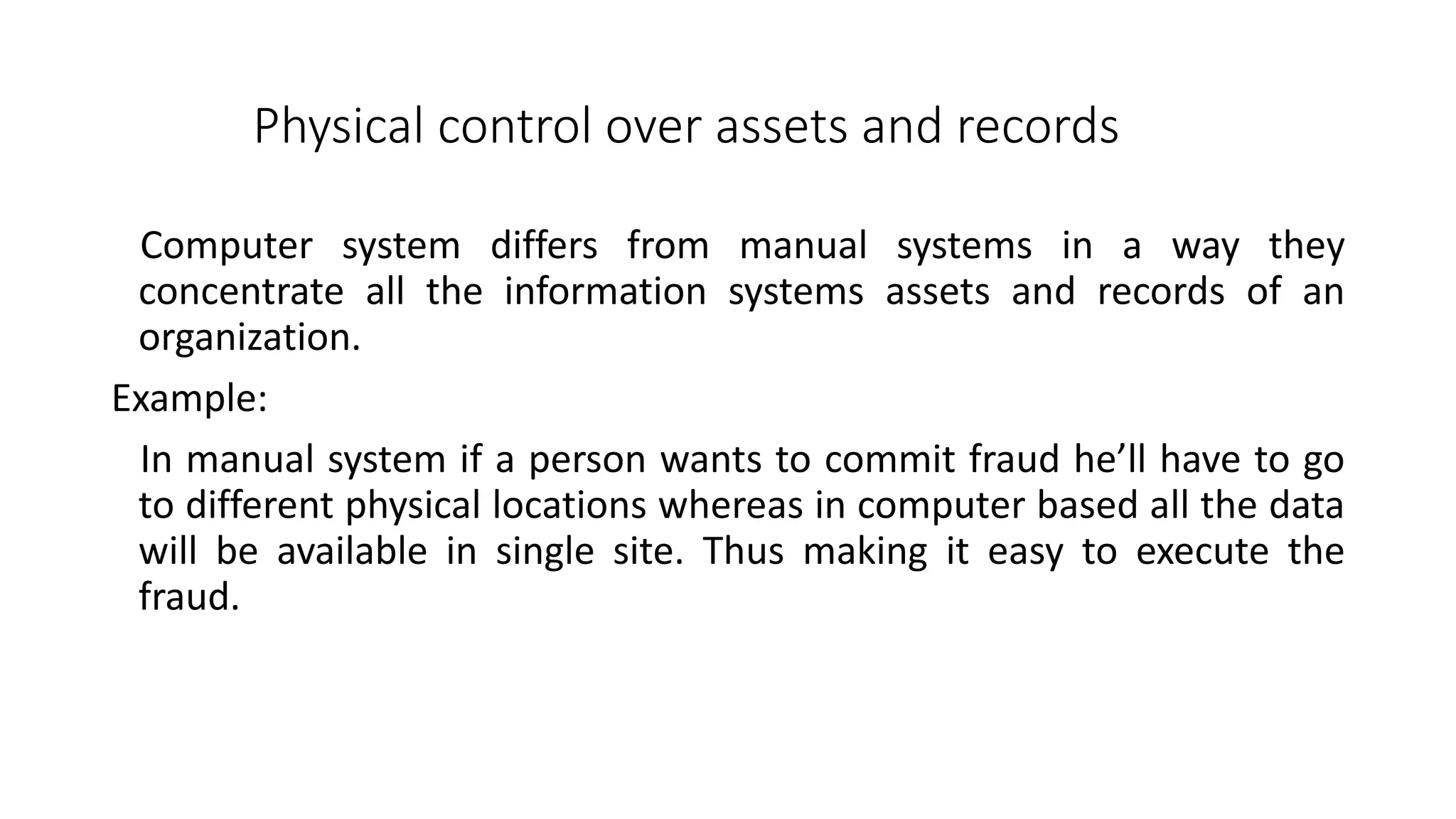Information Systems Audit - Ron Weber chapter 1 | PPTX