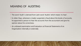 Auditing | PPTX