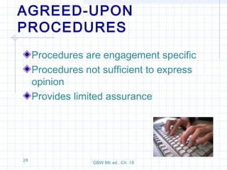 Auditing aicpa, assurance and attestation services | PPT