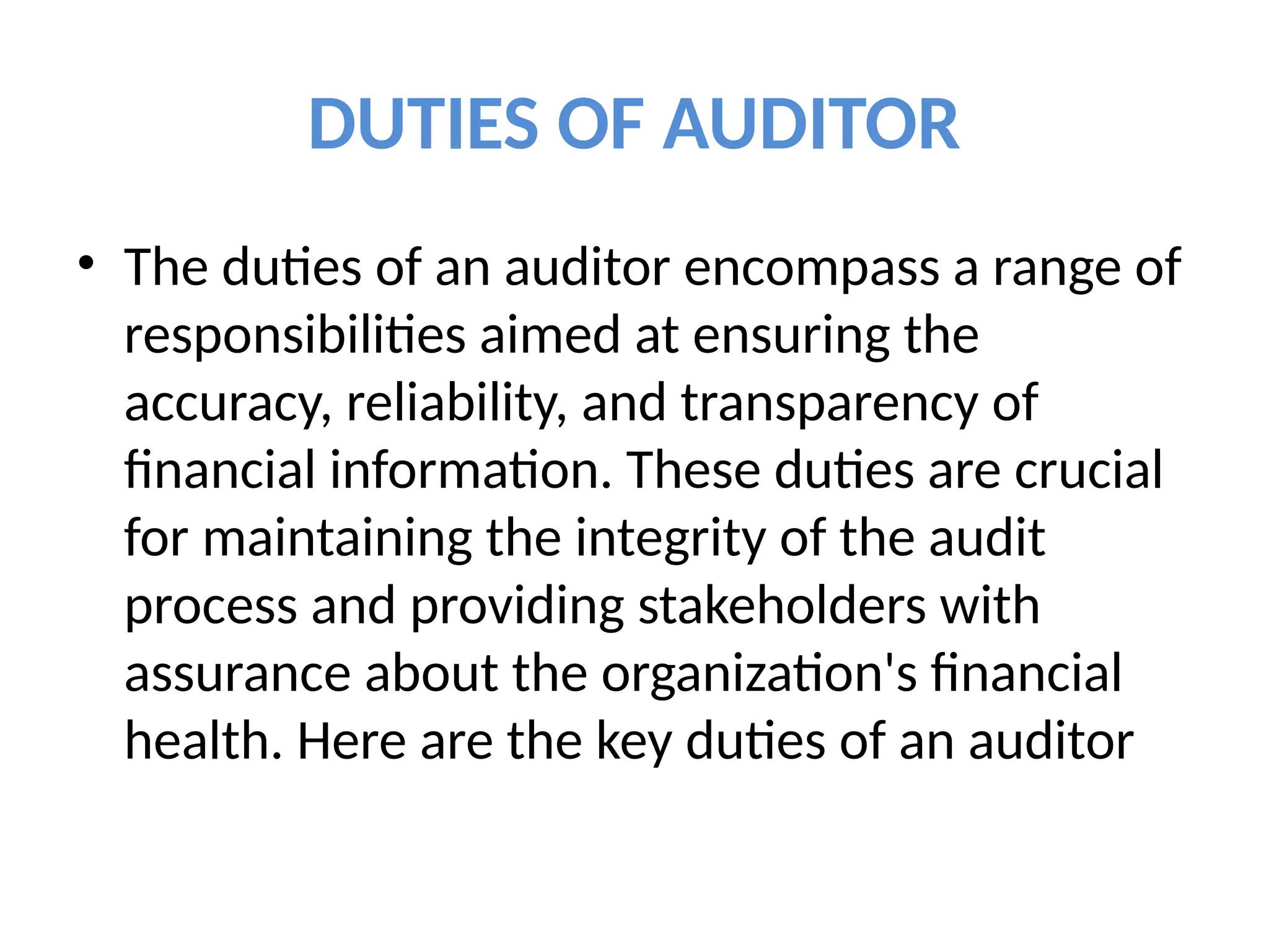 AUDITING-PPT.pptx introduction to auditing | PPTX
