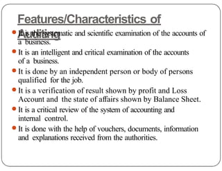 AUDITING new audit types of audit and audit latest | PPTX