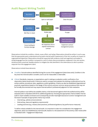 auditing-report-writing-toolkit that will help the Auditors. | PDF
