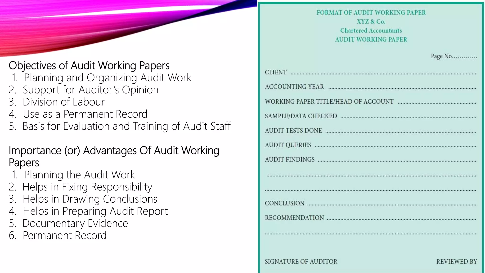Auditing and assurance standards | PPTX