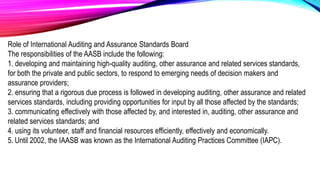 Auditing and assurance standards | PPTX
