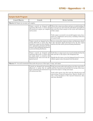 Auditing application controls | PDF | Computer Software and Applications | Computing