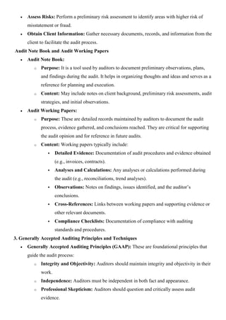 Auditing subject-bba ,ipu,du,amity university subject | PDF