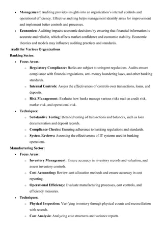 Auditing subject-bba ,ipu,du,amity university subject | PDF