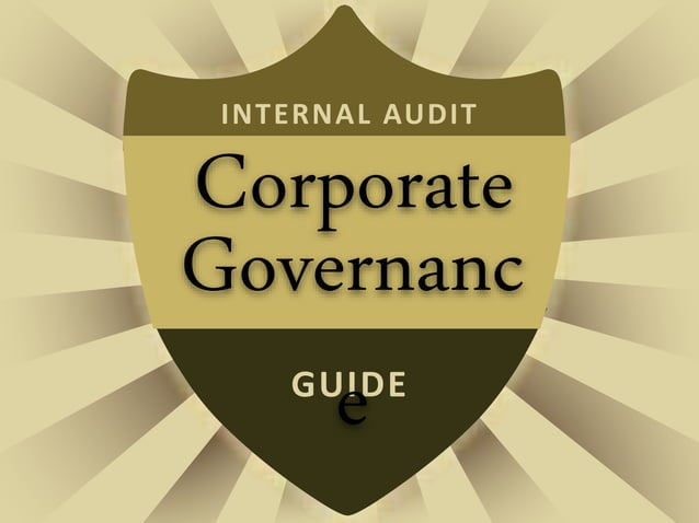Auditing corporate governance guide | PPTX