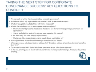 Auditing corporate governance guide | PPTX