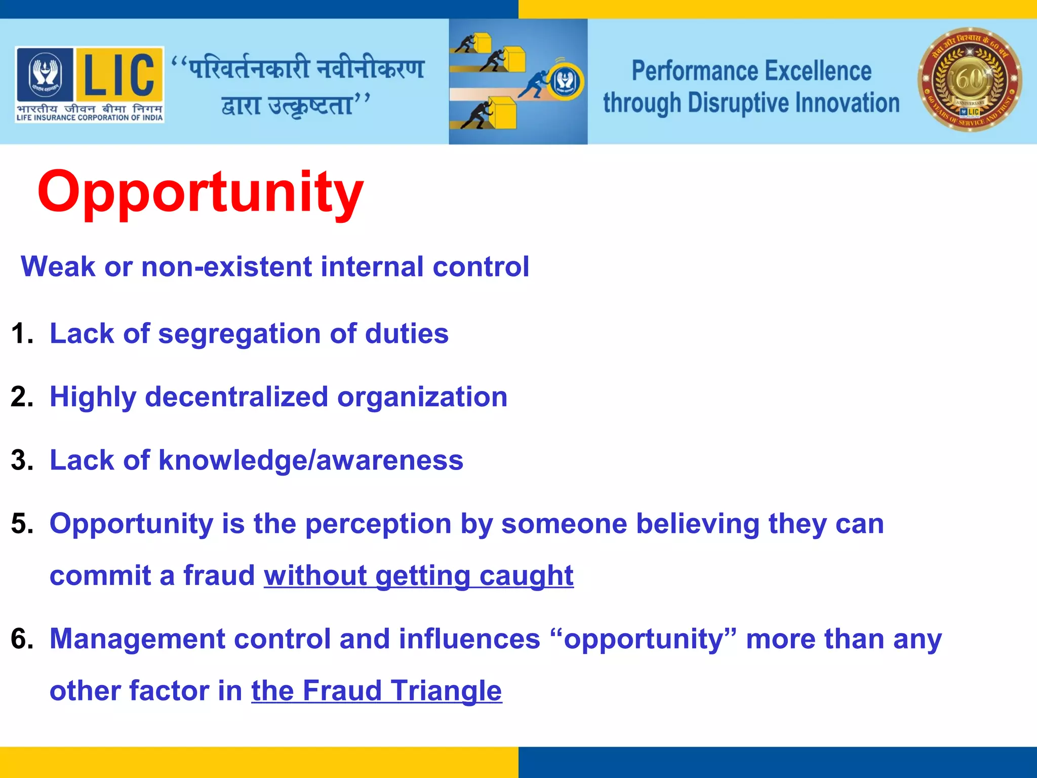 Auditing for fraud detection | PPT