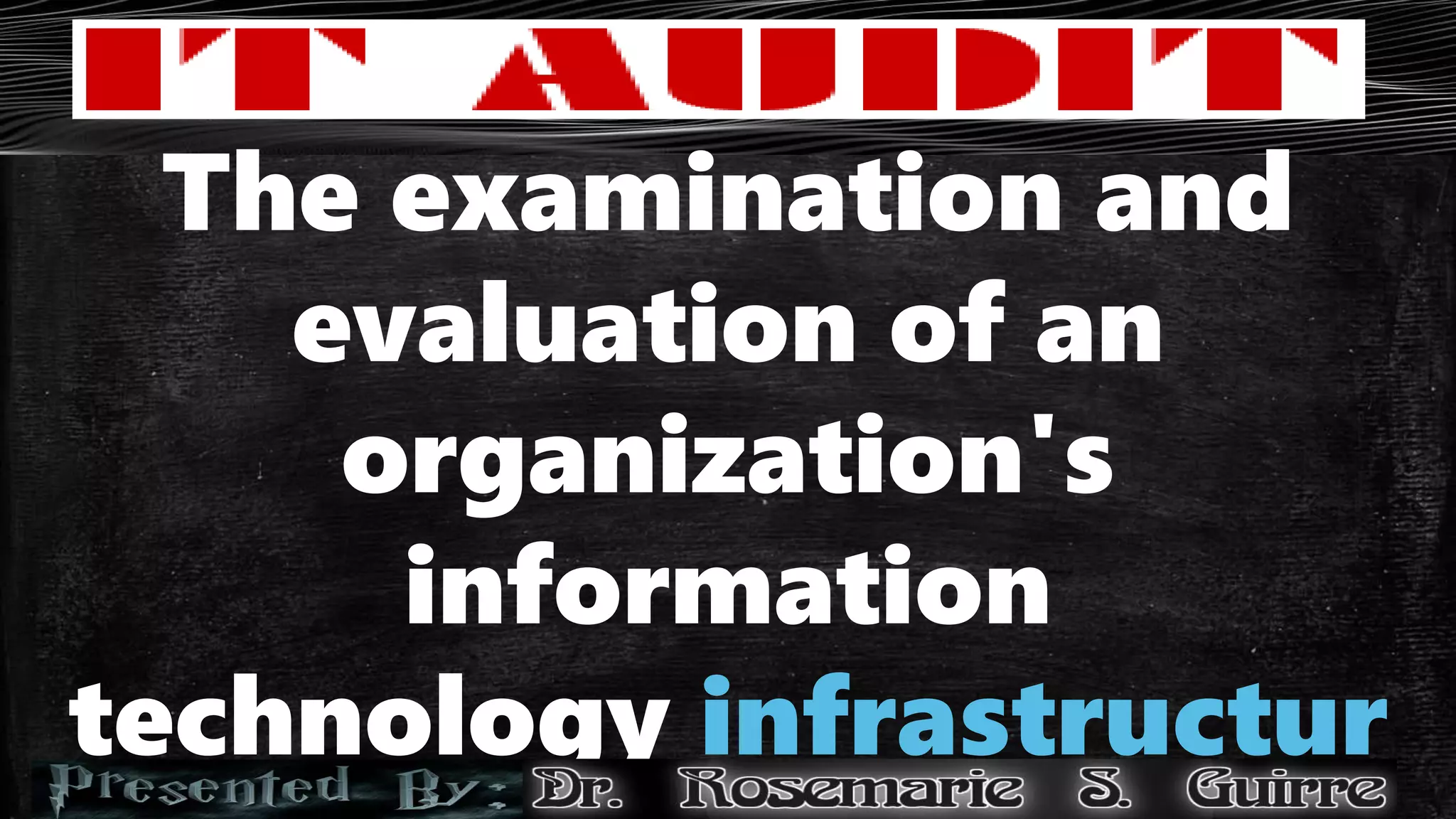 Auditing Information System Pptx Business Business And Finance
