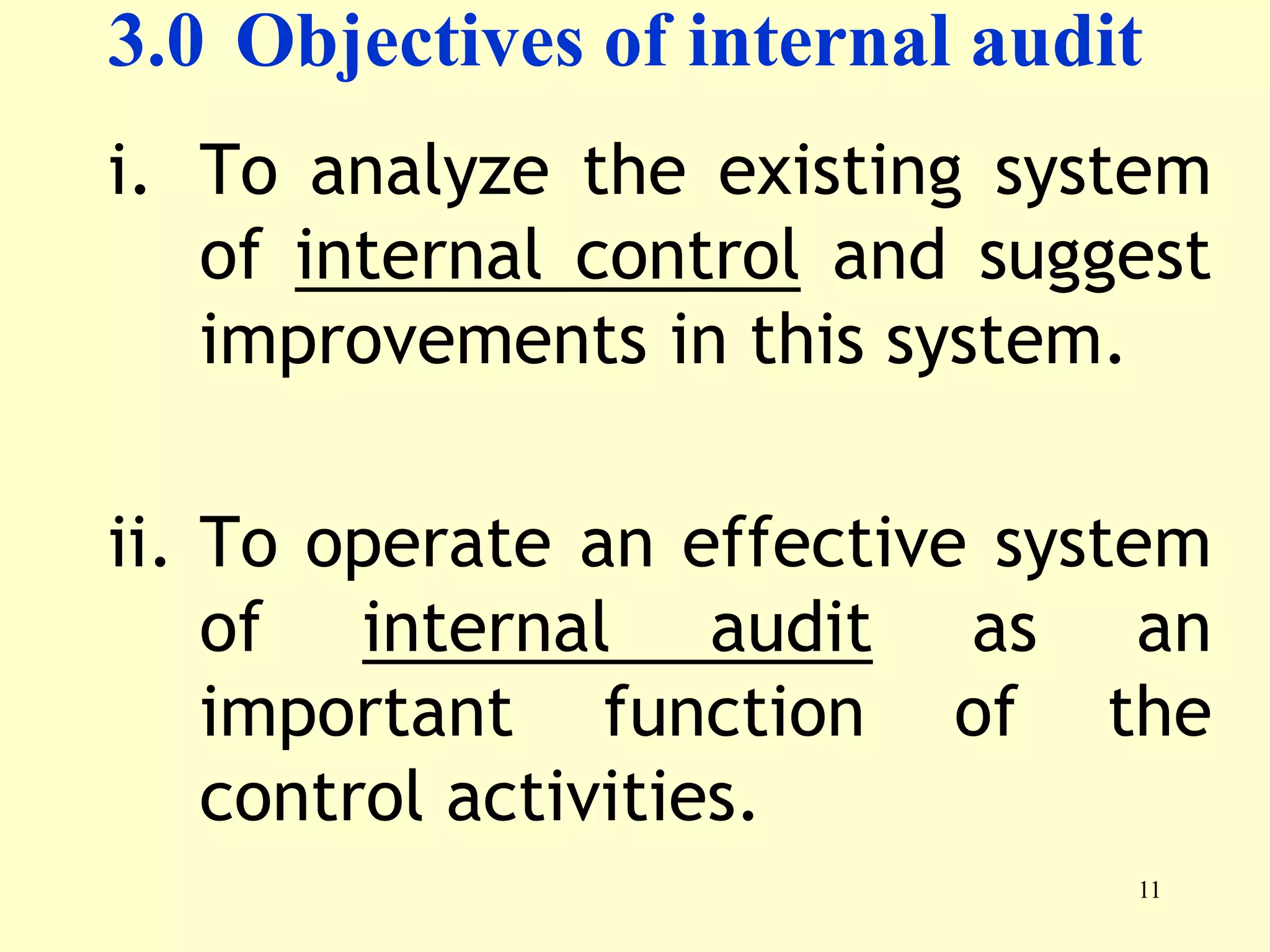 AUDITING_INTERNAL_AUDIT_PRESENTATION.pptx | Business Accounting & Finance | Business