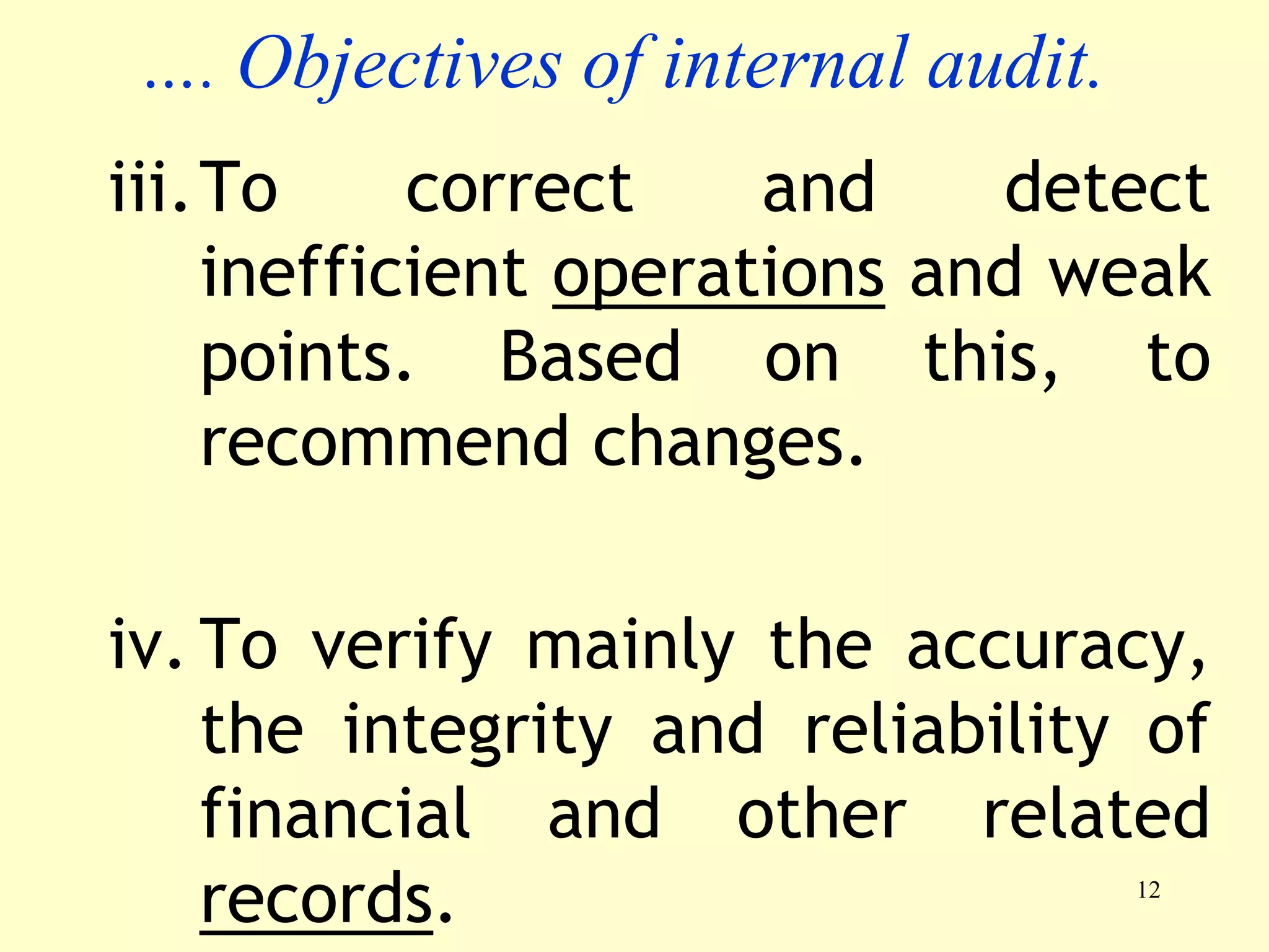 AUDITING_INTERNAL_AUDIT_PRESENTATION.pptx | Business Accounting & Finance | Business