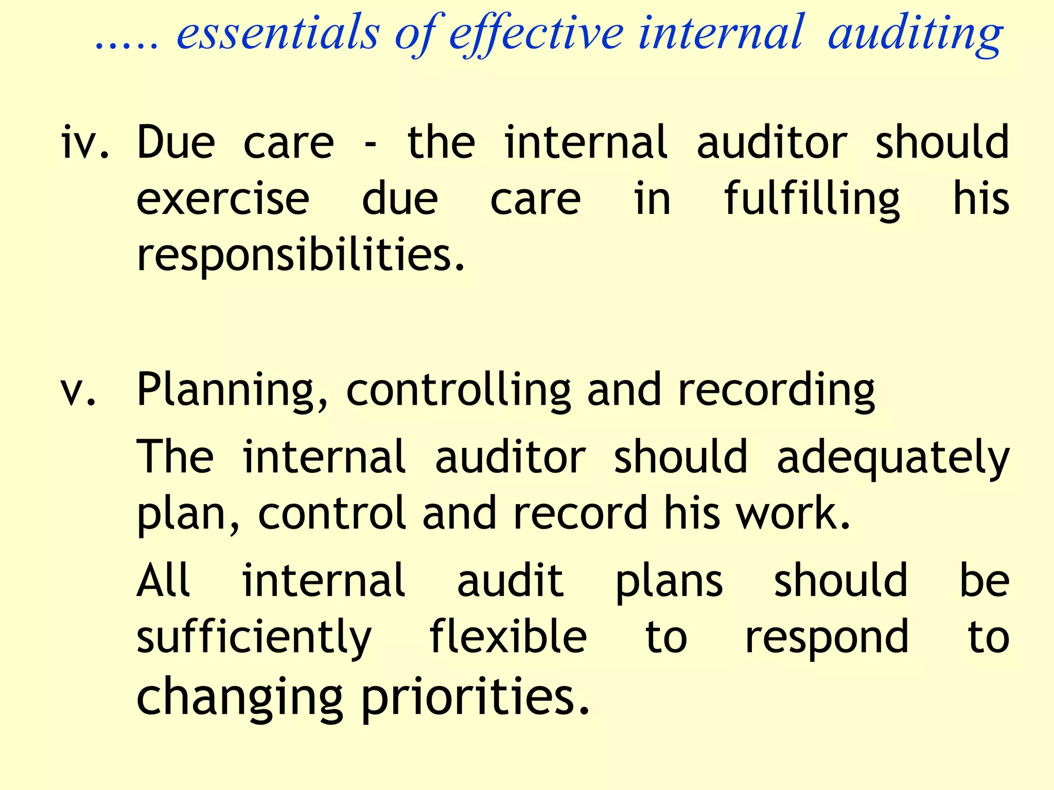 AUDITING_INTERNAL_AUDIT_PRESENTATION.pptx | Business Accounting ...