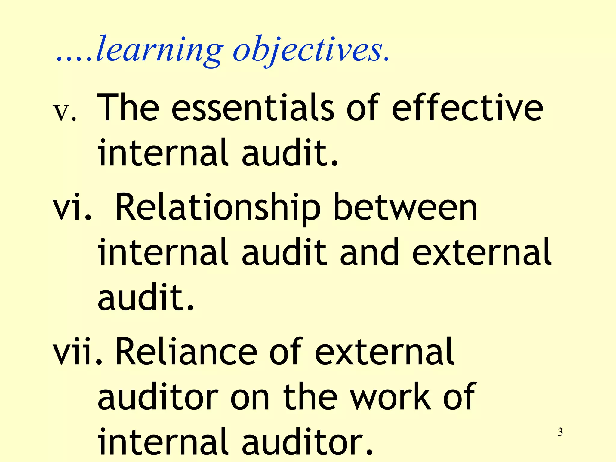 AUDITING_INTERNAL_AUDIT_PRESENTATION.pptx | Business Accounting ...