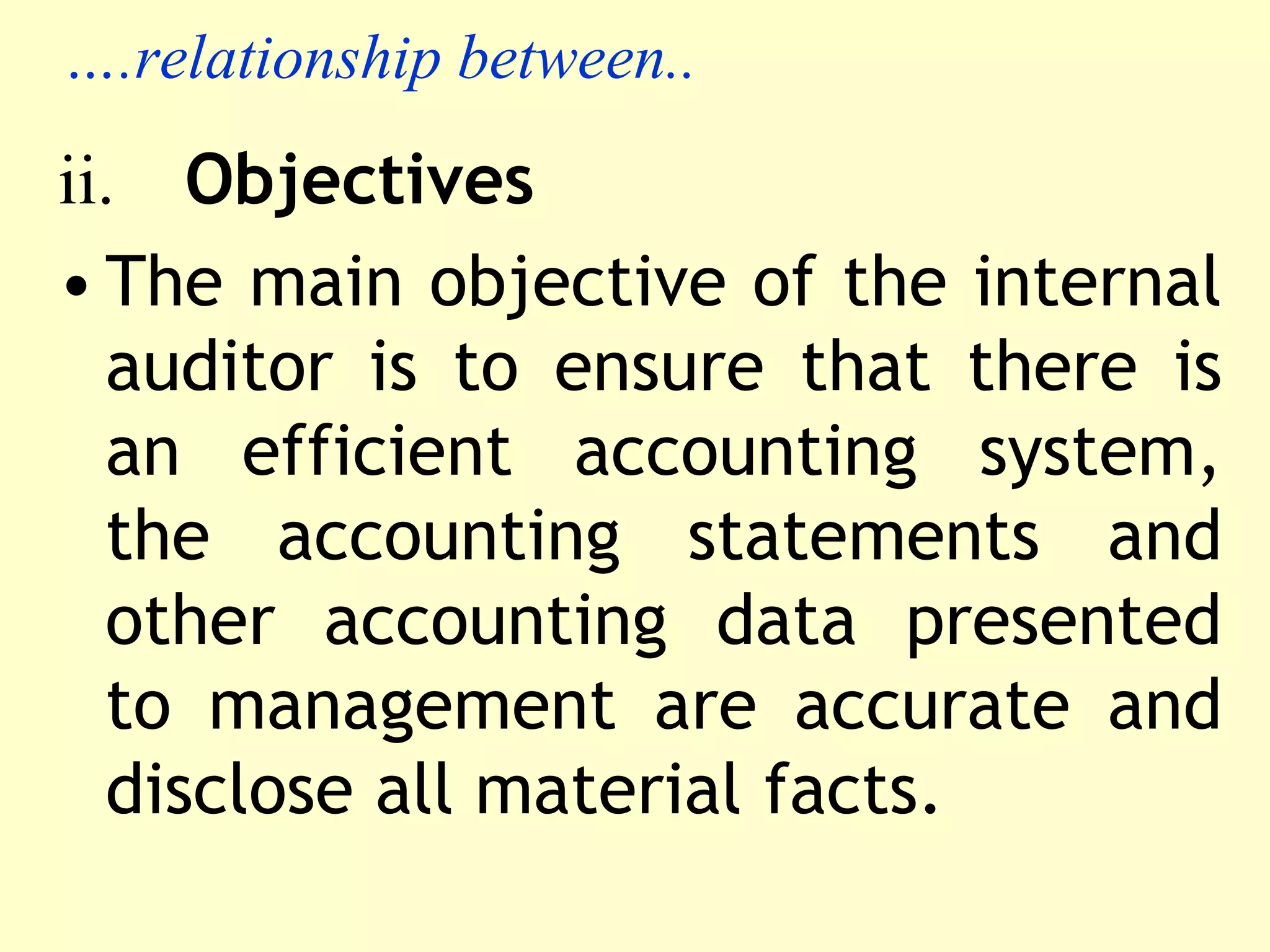 AUDITING_INTERNAL_AUDIT_PRESENTATION.pptx | Business Accounting ...