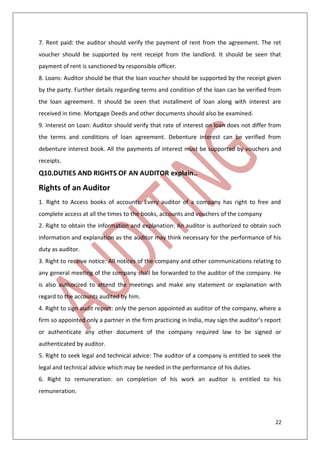 Auditing notes | PDF