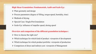 Auditing of Granulation Operation in Dry Production Area | PDF